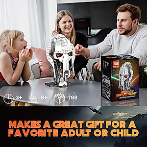 HiztoBlo General Helmet Building Set, Restore Classic Building Blocks Model, Home Ornament Decorations, for Fans and Children Present (788pcs)