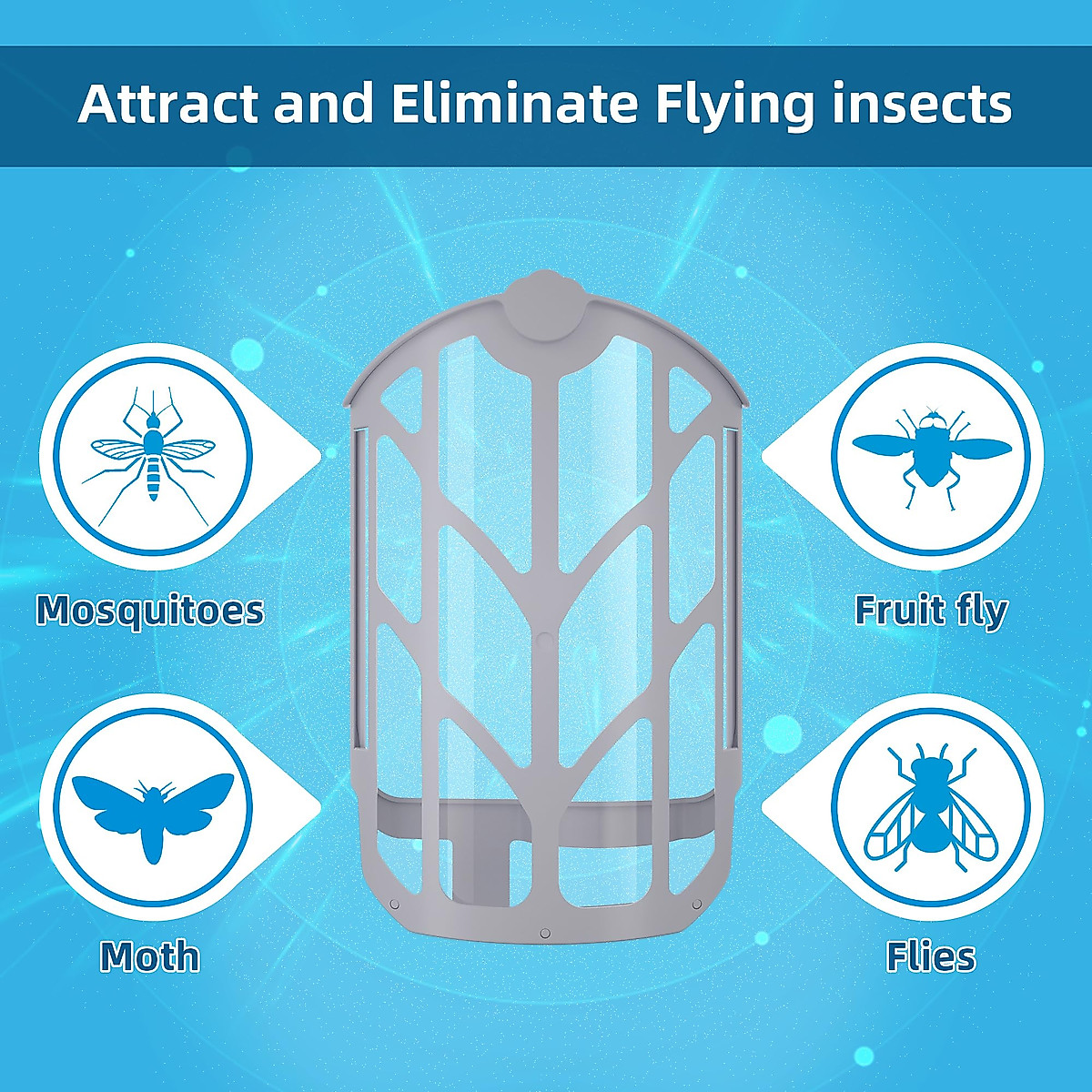 SHAPON Refill Cartridge Kit Replacement Compatible with ZEVO M364 Flying Insect Trap (8 Pack)