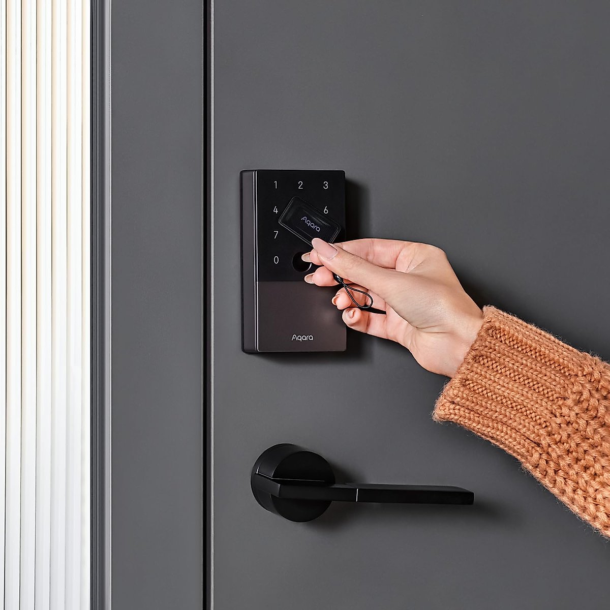 Aqara NFC Card for Smart Lock U100, Access Card for Fingerprint Keyless Entry Door Lock U100, NFC Key Card Works for Aqara Bluetooth Electronic Deadbolt U100, 1 Pack