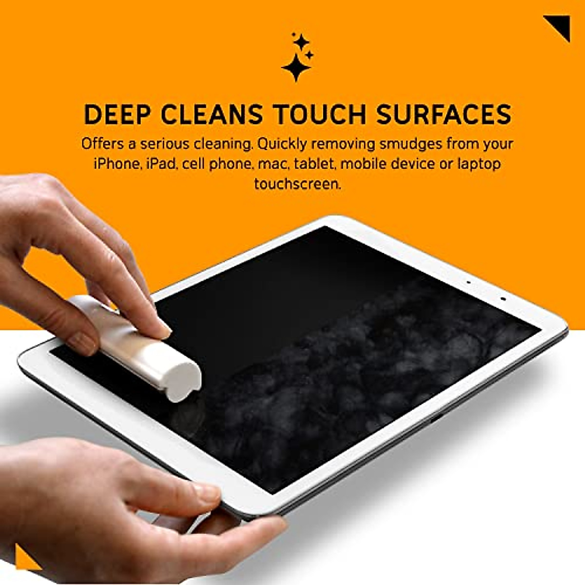 iRoller Premium Screen Cleaner, Reusable Liquid-Less, Non-Chemical Phone Cleaning Roller for iPhone, iPad, Laptop, MacBook, Computer Monitors, TV & Smartphones - No Wipes, Cloth or Spray Required