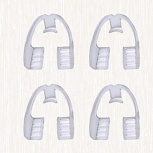 BESPORTBLE 4PCS EVA Food Grade Mouth Guard Dental Night Protector Tooth Grinding Guard for Sleep Men Women