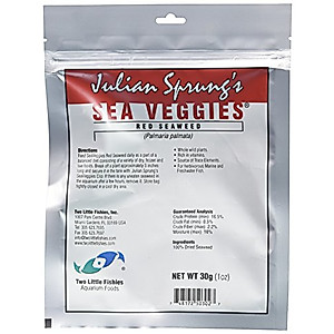 Two Little Fishies ATLSVRS4 Sea Veg-Red Seaweed, 1-Ounce Pouch