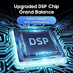 Professional Metal Detector for Adults, High Sensitivity Gold Detector with Waterproof Coil, Gold Finder with LCD Display, Pinpoint 5 Modes, Gifts for Men 10" Coil