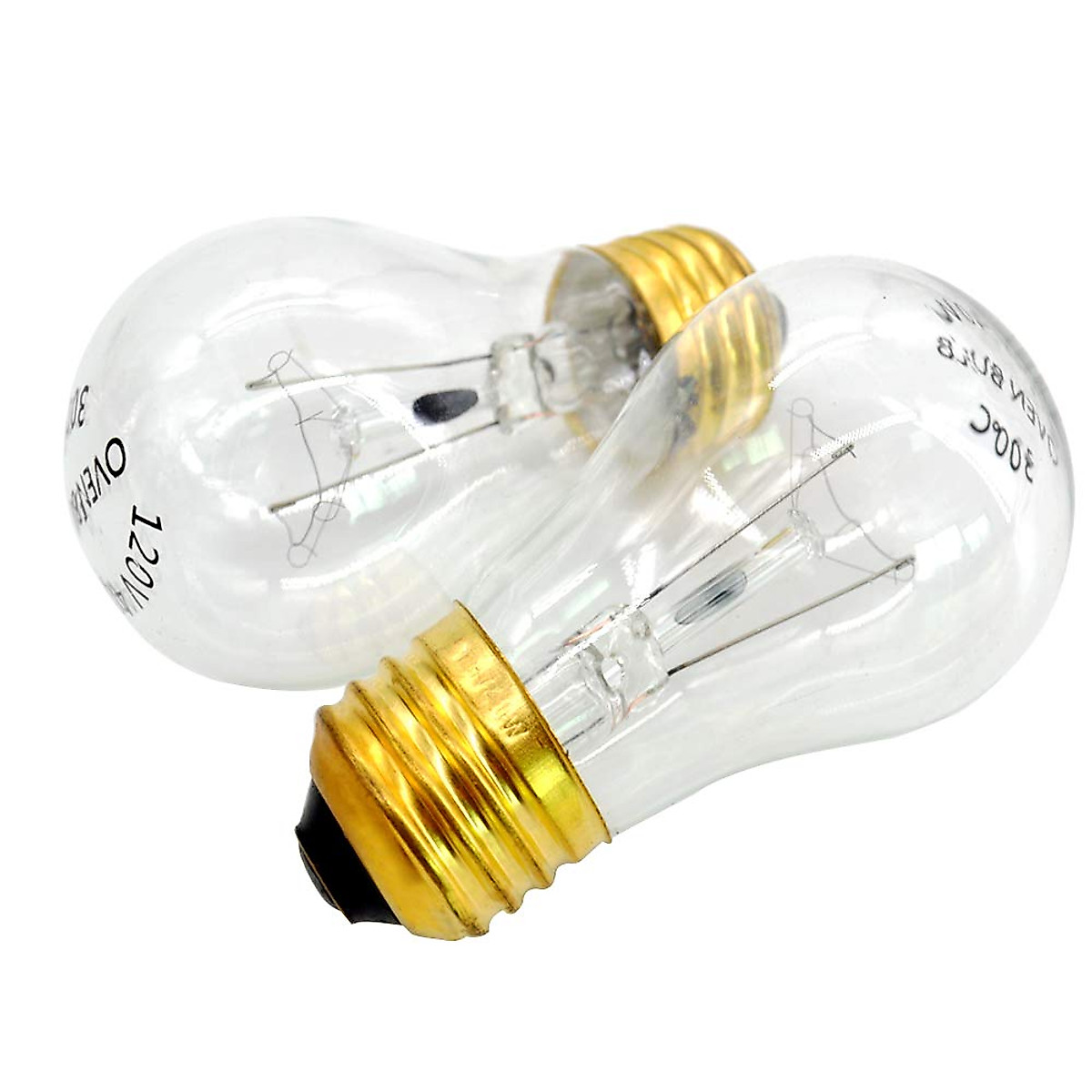 haraqi 120 Volt A15 40 Watt Light Bulbs,Appliance Bulbs with Medium Base,Refrigerator Bulb Clear Ceiling Fan Bulbs