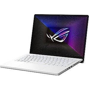 ASUS Zephyrus G14 Moonlight White Gaming Laptop 14.0" 165 Hz WQXGA (AMD Ryzen 9 7940HS 8-Core, GeForce RTX 4060 8GB, 32GB DDR5, 512GB PCIe SSD, RGB KYB, WiFi 6, BT 5.3, Win 11 Pro) w/Dockztorm Hub