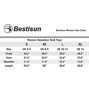 Bestisun Women's Athletic Yoga Shirt, Sleeveless Gym & Dance Top, Light Purple M