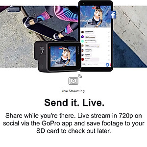 GoPro HERO7 Black - E-Commerce Packaging - Waterproof Digital Action Camera with Touch Screen 4K HD Video 12MP Photos Live Streaming Stabilization