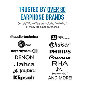 Comply Foam 200 Series Replacement Ear Tips for Bang and Olufsen, Sennheiser, Axil, MEE Audio, KZ, Bose & More | Ultimate Comfort | Unshakeable Fit| TechDefender | Small, 3 Pairs