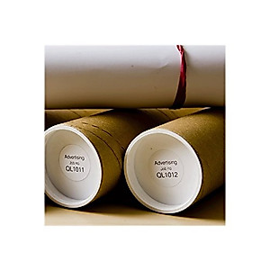 Brother DK-11219 Label Roll, Round Labels, Black on White, 12 mm, 1200 Label Roll, Brother Genuine Supplies