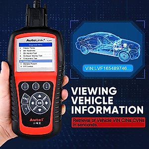 Autel AutoLink AL619 2024 Newest Car ABS SRS & CAN OBD2 Diagnostic Scan Tool, Read Erase DTCs for ABS Airbag & Full OBDII with Live Data, DTCs Library, Upgrade of AL519 ML519 ML619