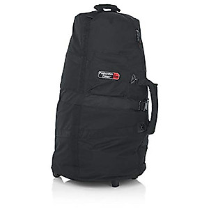 Gator Cases Protechtor Series Padded Conga Gig Bag with Adjustable Strap and Wheels; Fits most Standard Sized Conga's (GP-CONGA-W)