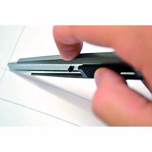 NT Cutter Snap Blade Utility Cutter, Die-casting Aluminum Grip, A-300GRP