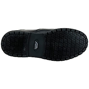 Skechers Men's Work Cottonwood Goddard Slip On, Black - 10 D(M) US