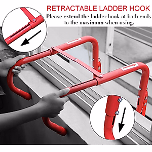Hausse Retractable 2 Story Fire Escape Ladder, 13 Feet