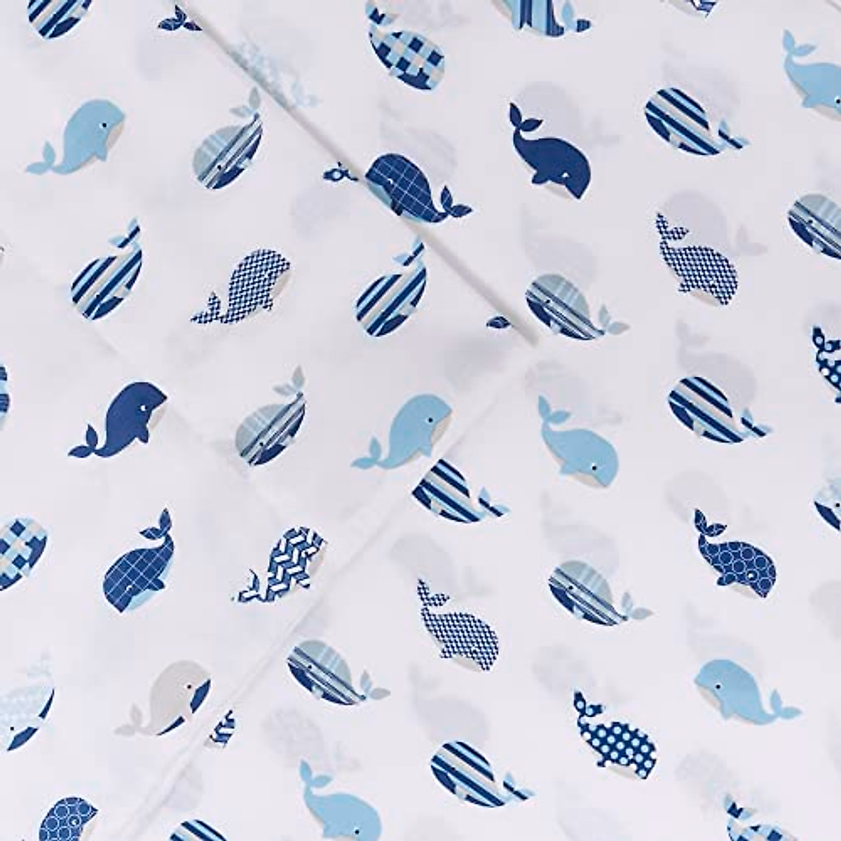 MI ZONE Printed Sheets, Twin, Blue