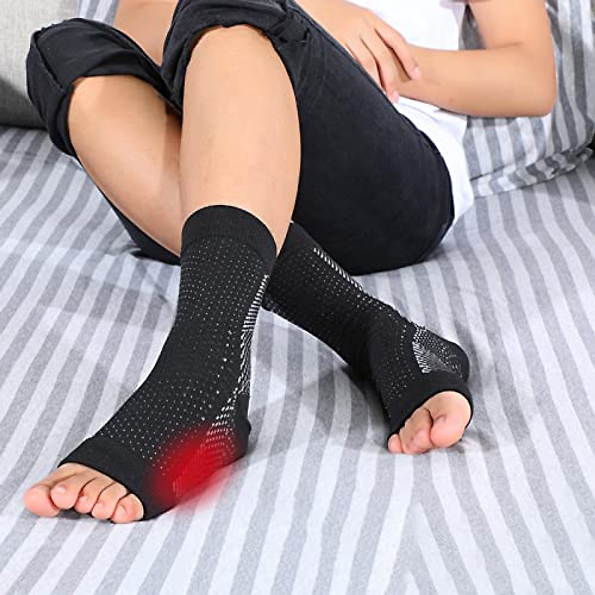 Plantar Fasciitis Night Splint for Women, Foot Drop Orthotic Brace Adjustable Dorsal Night Splint Foot Drop Orthotic Brace Support to Stabilize Foot and Ankle Stretchers for Women Men