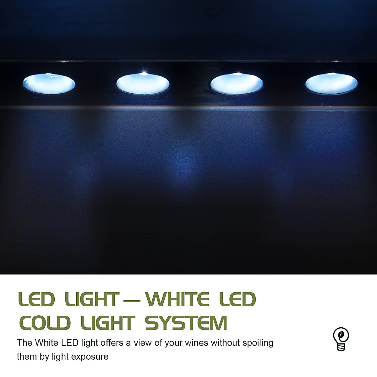 Kalamera Mini Beverage Refrigerator Freestanding- 120 Cans Capacity Beverage Cooler- for Soda, Water, Beer or Wine - For Kitchen or Bar with Whit Interior Light