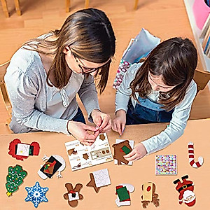 CiyvoLyeen Puppy Craft Kit Kids DIY Crafting and Sewing Set Dog Stuffed Animal Felt Plushie for Girls and Boys Educational Beginners Sewing Set Sewing Kits for Kids Age 8 9 10 11 12