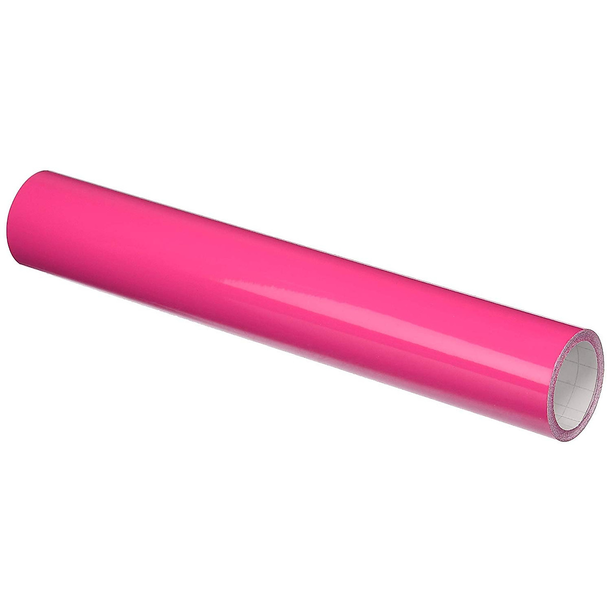 Pink Glossy 12" x 10ft Roll of Oracal 651 Permanent Adhesive-Backed Vinyl for Craft Cutters, Punches and Vinyl Sign Cutters