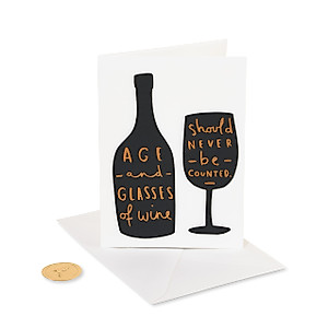 Papyrus Funny Birthday Card (Toast To You)