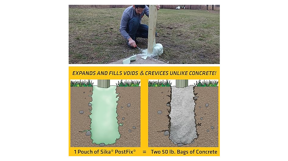 Sika Postfix Fence Post Mix - Fast & Easy Installation