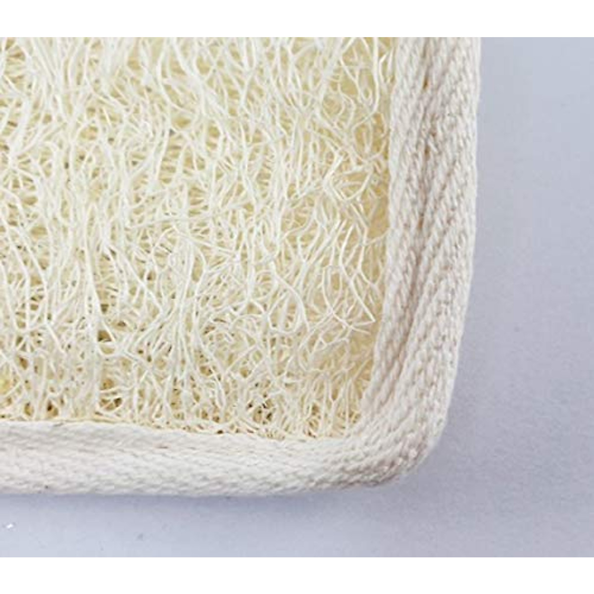 SRIVILIZE888 Scrub Soap Bags Natural Organic 100% Loofah fibres Sponge Scrubbing Exfoliating Soap Pouch Eco-Friendly Young Smooth Skin for Bath Shower (Set of 2)