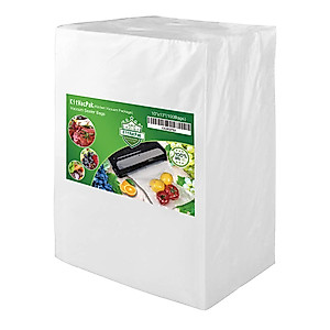 KitVacPak 100 Quart 10X13 Vacuum Food Sealer Bags with BPA Free and Heavy Duty,Commercial Grade Vacuum Sealer Freezer Bags Compatible with Any Type Vacuum Sealer