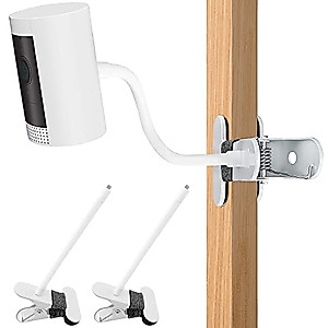 2Pack Flexible Clamp Mount Compatible with Stick Up Cam/Indoor Cam/Battery Cam,Flexible Long Gooseneck Arm Mounting Bracket No Tools or Wall Damage Required
