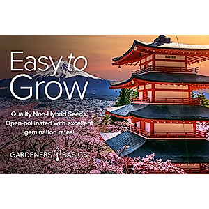 Asian Vegetable Seeds for Planting 8 Packets Bok Choy, Michihili (Napa) Chinese Cabbage, Tatsoi, Onion, White Radish, Serrano, Eggplant for Your Non GMO Heirloom Vegetable Garden by Gardeners Basics