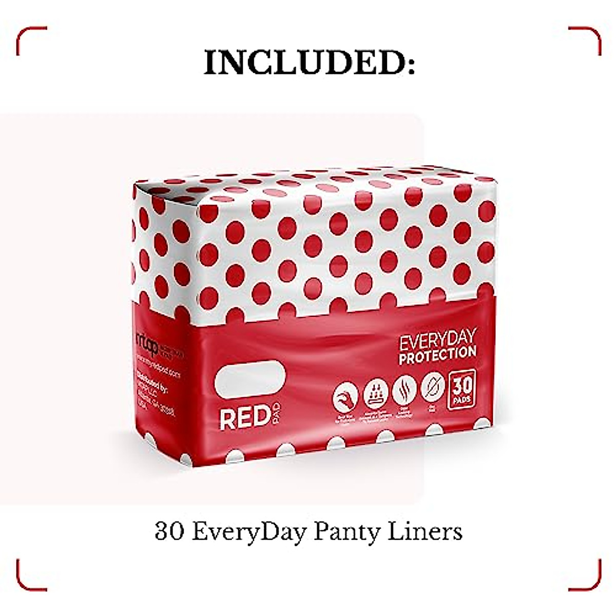 RedDrop Tween Everyday Pads - Reliable Backup for in-Between Days - Ideal for Girls Experiencing Discharge or Unexpected Bleeding