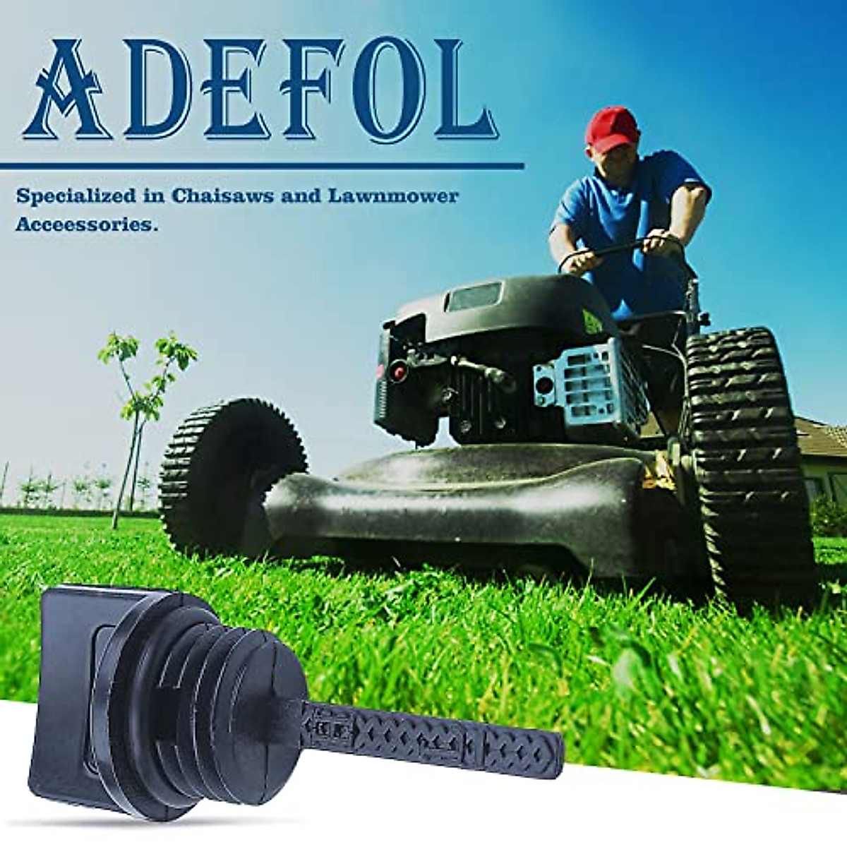 3 Pack Oil Filler Dipstick for Honda GX160 GX200 GX120 GX140 GX110 Engine Generator Lawnmower 15600-ZE1-003, ADEFOL Oil Filler Cap Compatible with Stens 125-692