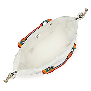 Kipling Art Medium Tote Bag Rainbw Alabastr