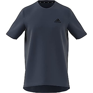 adidas mens FR Tee Crew Navy/Black X-Large