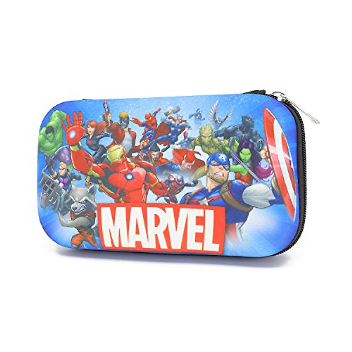 Trendy Apparel Shop Avengers Molded EVA School Supplies Storage Pencil Case - ROYAL