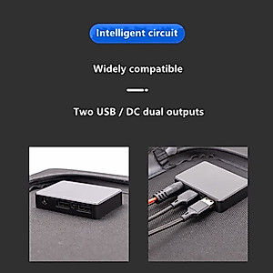 DHAEY 60W/80W/100W Portable Solar Panel(Dual 5v USB with 18v DC Output) Monocrystalline Solar Charger Foldable Solar Panel Bag for Laptop, Portable Generator, 12v Car, Boat, RV Battery etc. (Size : 6