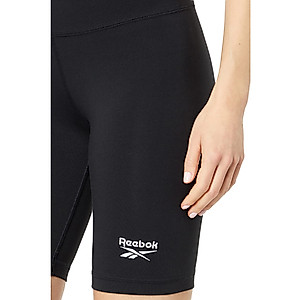 Reebok Women's Standard Bike Shorts, Black, Small