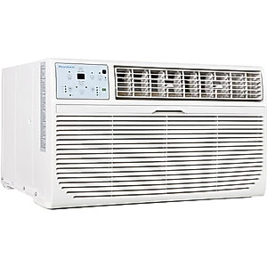 Keystone 12,000 BTU 230V Wall Mounted Air Conditioner & Dehumidifier with Remote Control - Quiet Wall AC Unit for Bedroom, Bathroom, Nursery, Medium Sized Rooms up to 550 Sq.Ft.