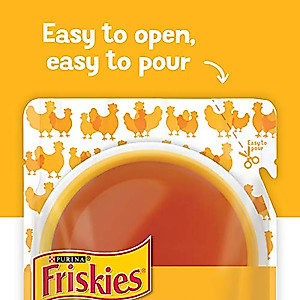 Friskies Purina Lil' Gravies Roasted Chicken Flavor Cat Food Complement - (16) 1.55 oz. Pouches