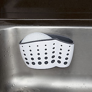 Kmass Kmax 6pack Kitchen Sink Suction Sponge Holder and silicone sponge holder with 2 nylon dish scoring pads bathroom Kitchen Soap Tray for Dish Scrubber sink caddy Organizer Sponge for Kitchen Sink