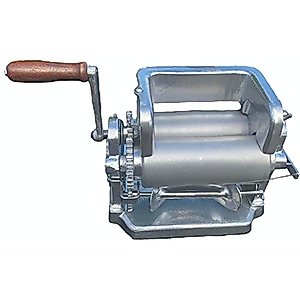 Mexican Generation-Two Monarca Large (same size as Gonzalez) Made in Mexico Manual Flour or Corn Aluminum Tortilla Maker Roller Press Mold Molding Machine