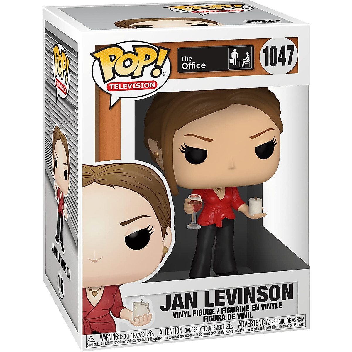 POP The Office - Jan Levinson with Wine & Candle Funko Vinyl Figure (Bundled with Compatible Box Protector Case)
