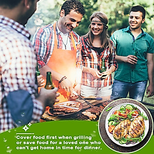 500 Pcs Fresh Keeping Bags Elastic Food Storage Covers Plate Bowl Covers Reusable Clear Stretch Plastic Covers for Bowls with 5 Pcs Drawstring Storage Bags for Family Outdoor Picnic Wrap Lid