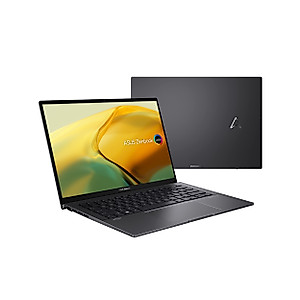 ASUS ZenBook Laptop 14” 2.8K OLED Display, AMD Ryzen 7 5825U CPU, Radeon Graphics, 8GB RAM, 512GB PCIe SSD, Windows 11 Home, Jade Black, UM3402YA-DS71