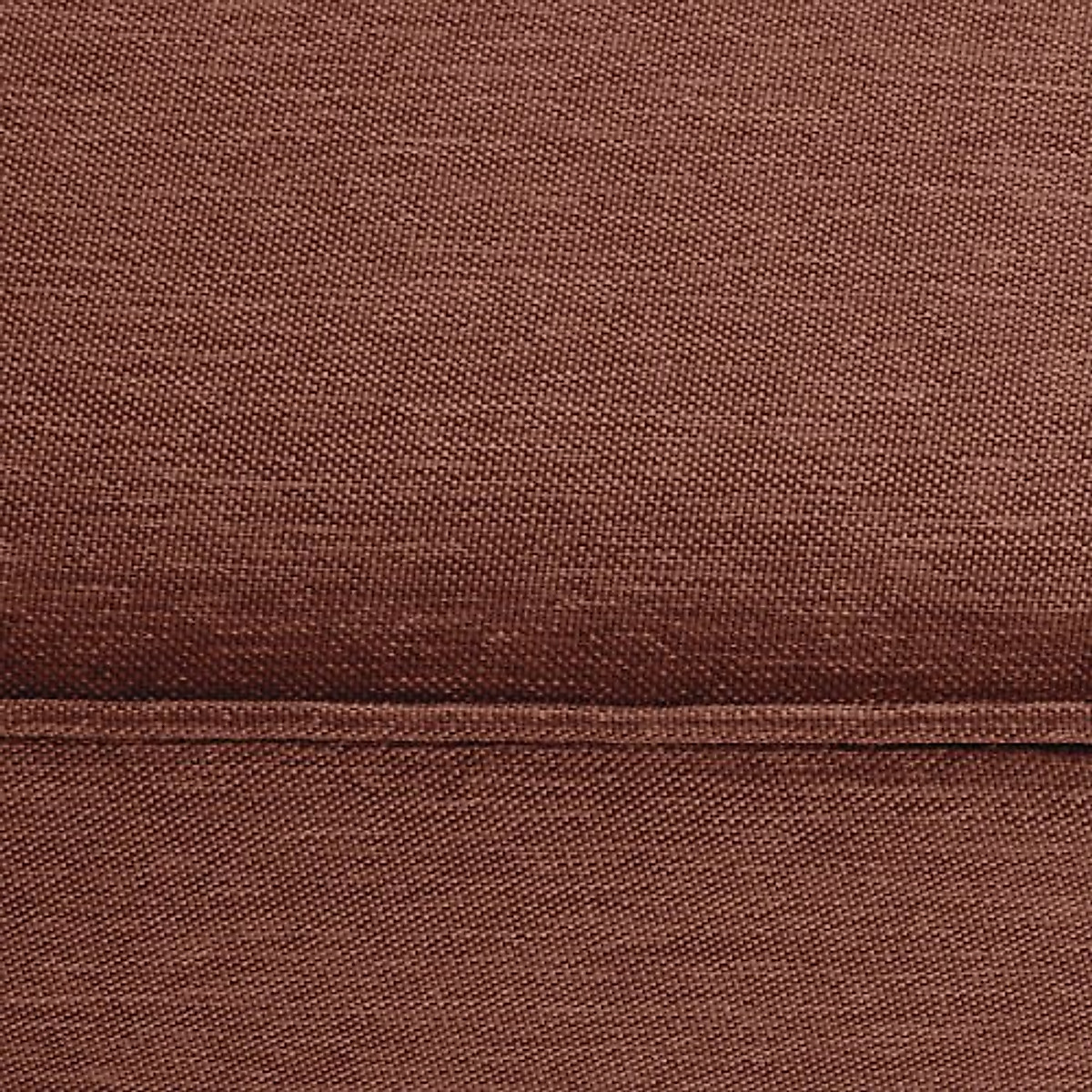 Classic Accessories Montlake FadeSafe Water-Resistant 21 x 21 x 5 Inch Square Outdoor Seat Cushion, Patio Furniture Chair Cushion, Heather Henna Red