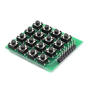 Tegg 1 PC 8 Pin 4x4 Matrix 16 Keys Button Keypad Module for Arduino Raspberry Pi