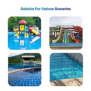 BTZHY Pool Handrails Pool Hand Rail 304 Stainless Steel Swimming Pool Handrail, Easy-to-Install, Pool Hand Rail for Garden Backyard Pools and Inground Pools Entrances