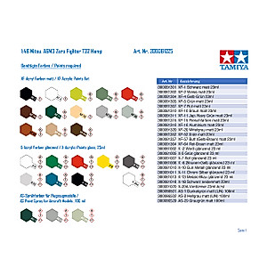 Tamiya Models Mitsubishi A6M3 Zero Fighter Model Kit