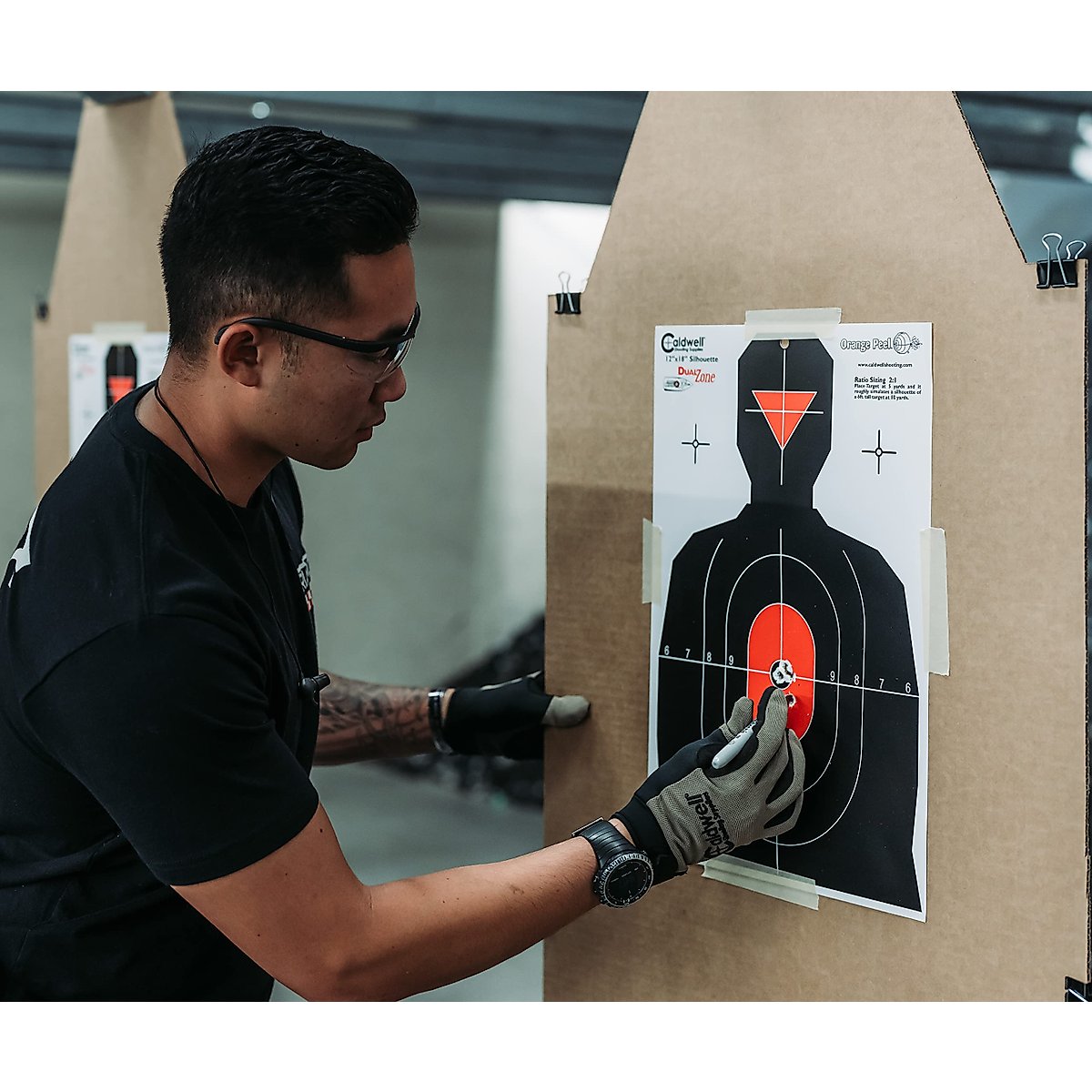 Caldwell Small/Medium Ultimate Shooting Golves with Breathable Material, Padding, and Touch Control for for Target Shooting, Range, and Hunting