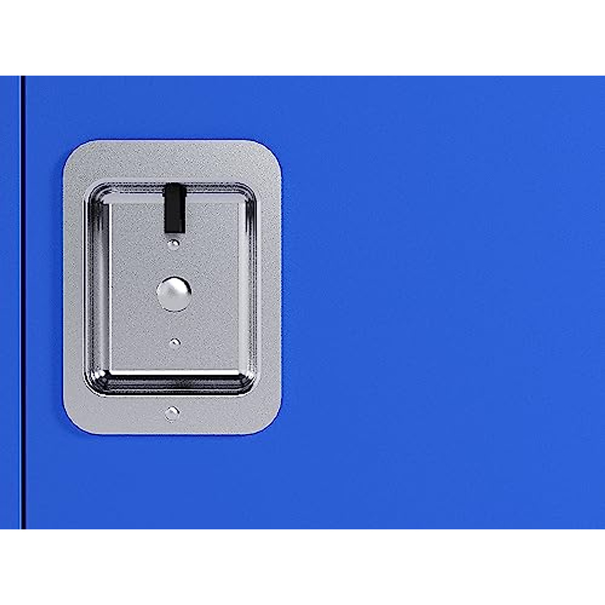 Campfun Kids Storage Locker, Metal Storage Cabinet Locker Cabinet Easy Assembly, Small Storage Cabinet Steel Locker, 24" H Single Locker, Lockers for Kids Bedroom/Home/School/Office, Blue