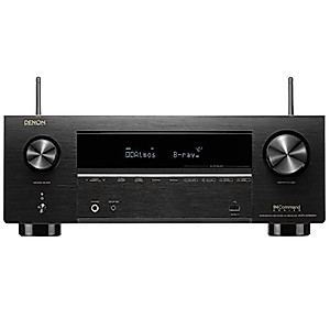 Denon AVR-X2800H 7.2-Channel 8K Network AV Receiver with W80-V3 in-Ear Earphones